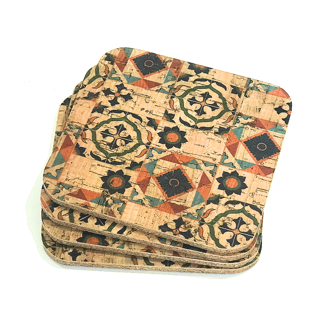 Cork Square Coasters (set of 4) | Made in Portugal